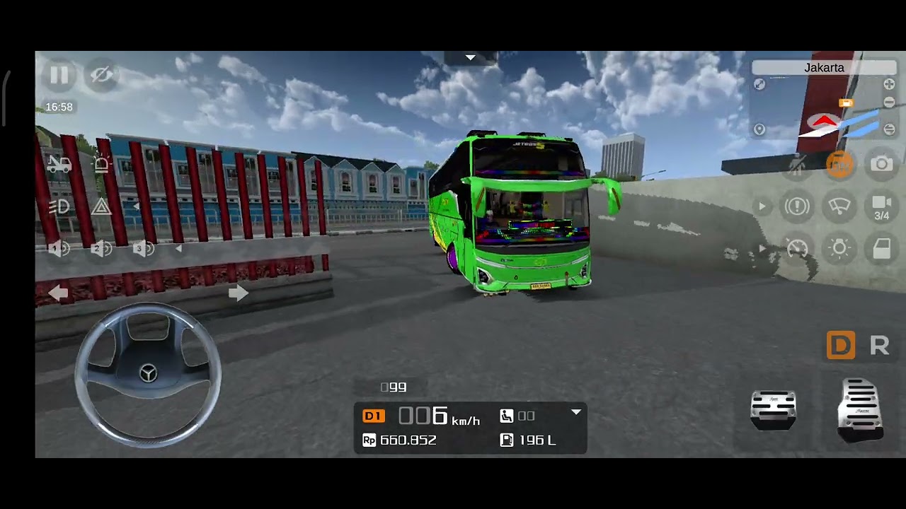 jaln jalan gaes veri bussid simulator - YouTube
