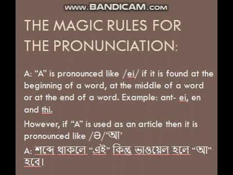 The magic rules for pronounciation || Phonetics and its easy ways ...
