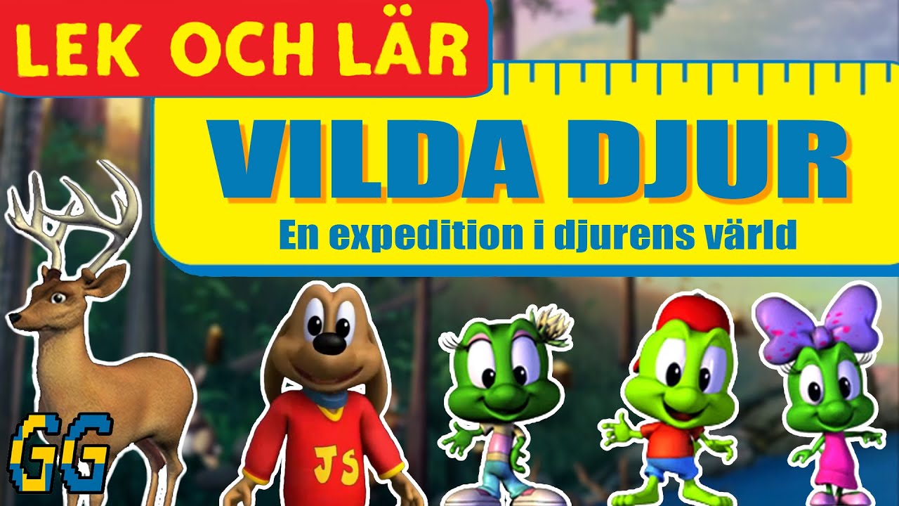 Lek & Lär: Vilda Djur - YouTube