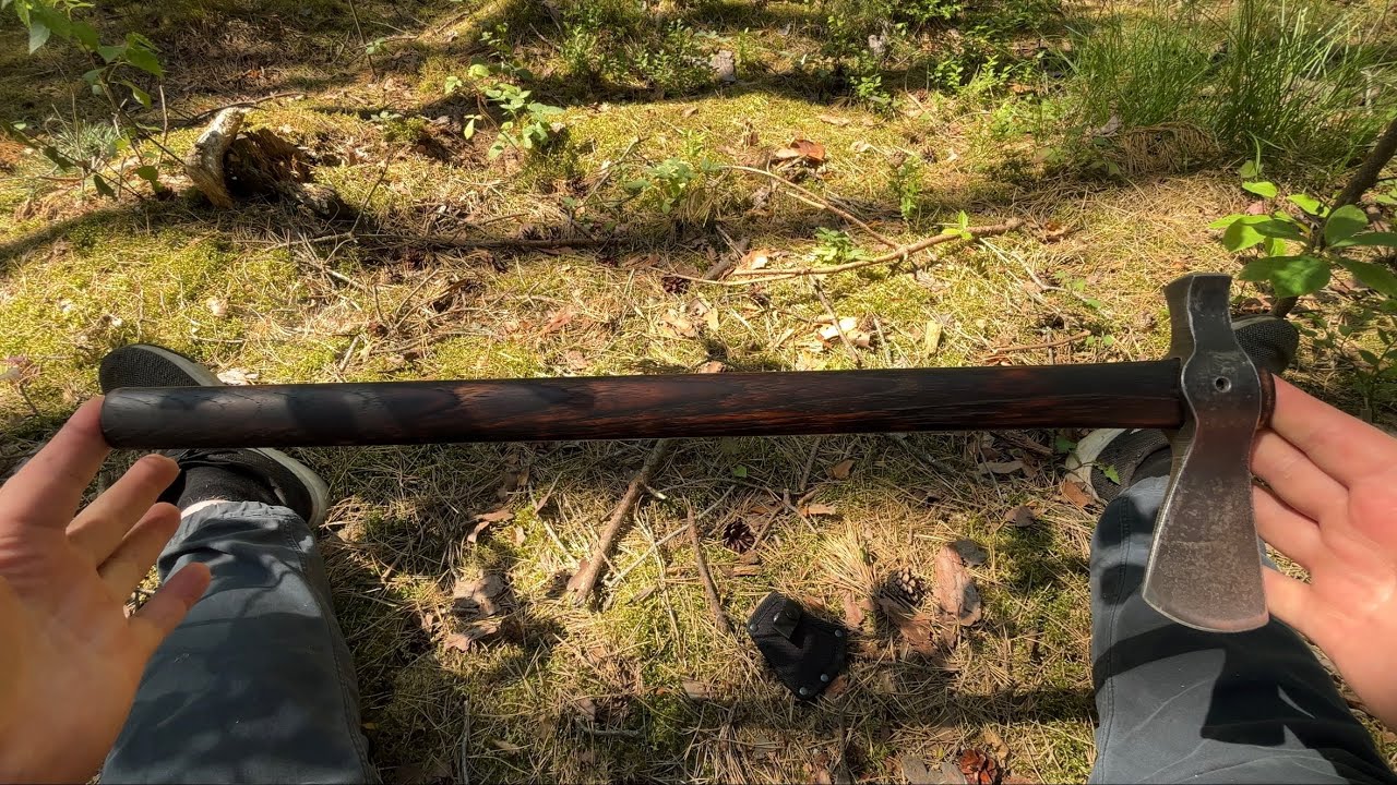 Томагавк Cold Steel Trail Hawk - YouTube