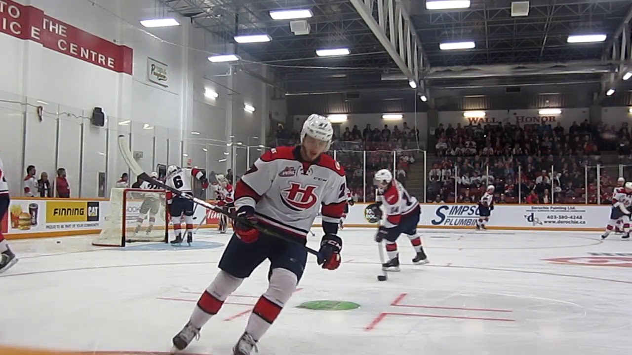 Calgary Hitmen Vs Lethbridge Hurricanes warmup Nicholas Sheran Arena ...