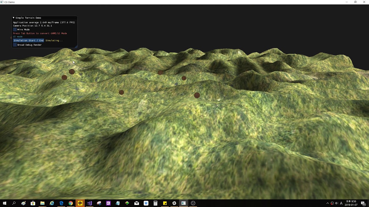 Terrain Collision With Sphere Youtube