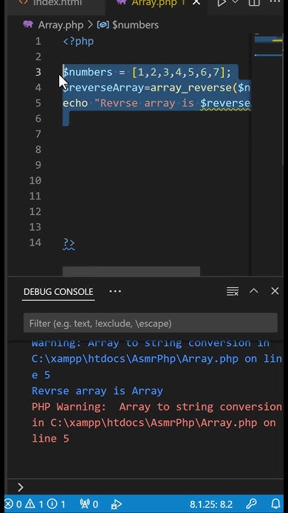 Reverse an Array with PHP 🔄 - YouTube