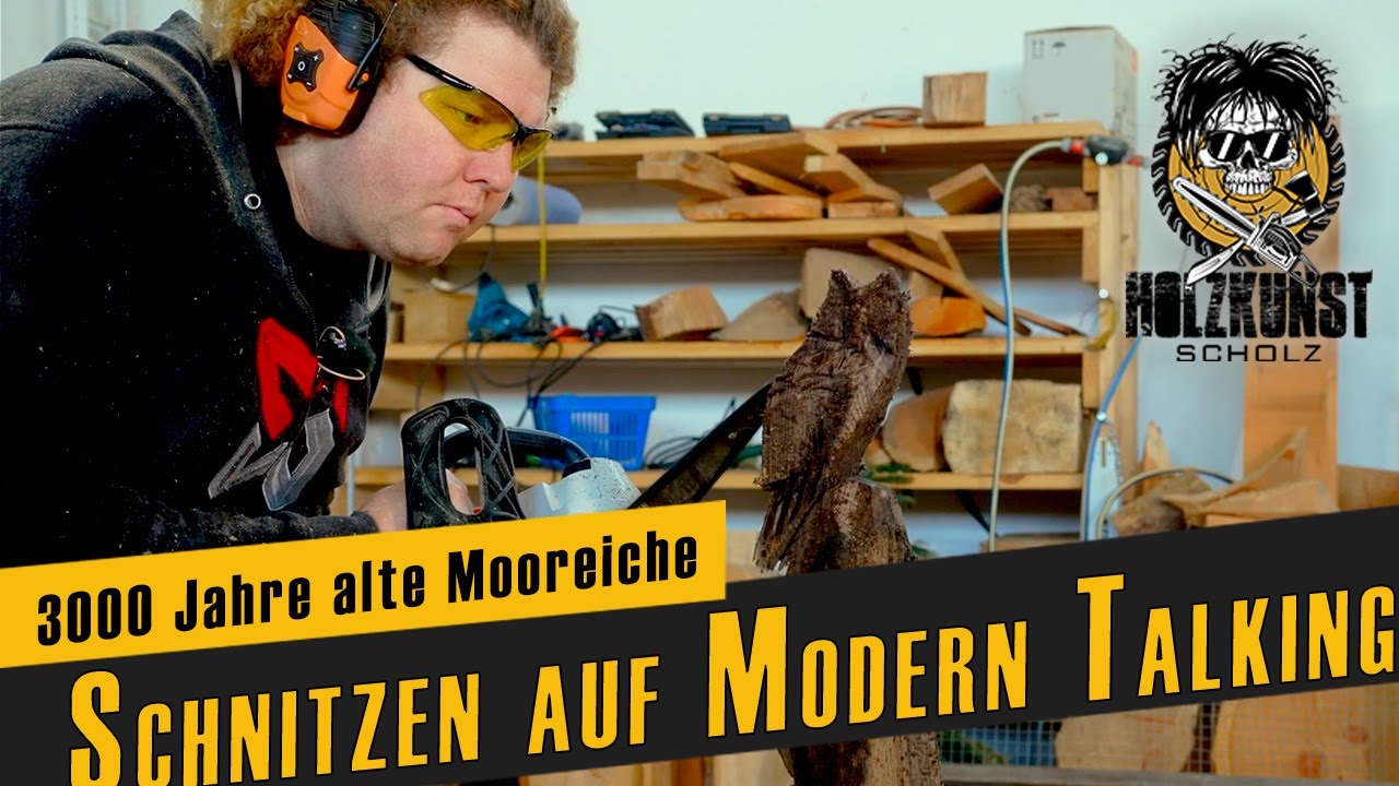 Schnitzen mit Modern Talking - Mooreiche ist der Wahnsinn / Holzkunst ...
