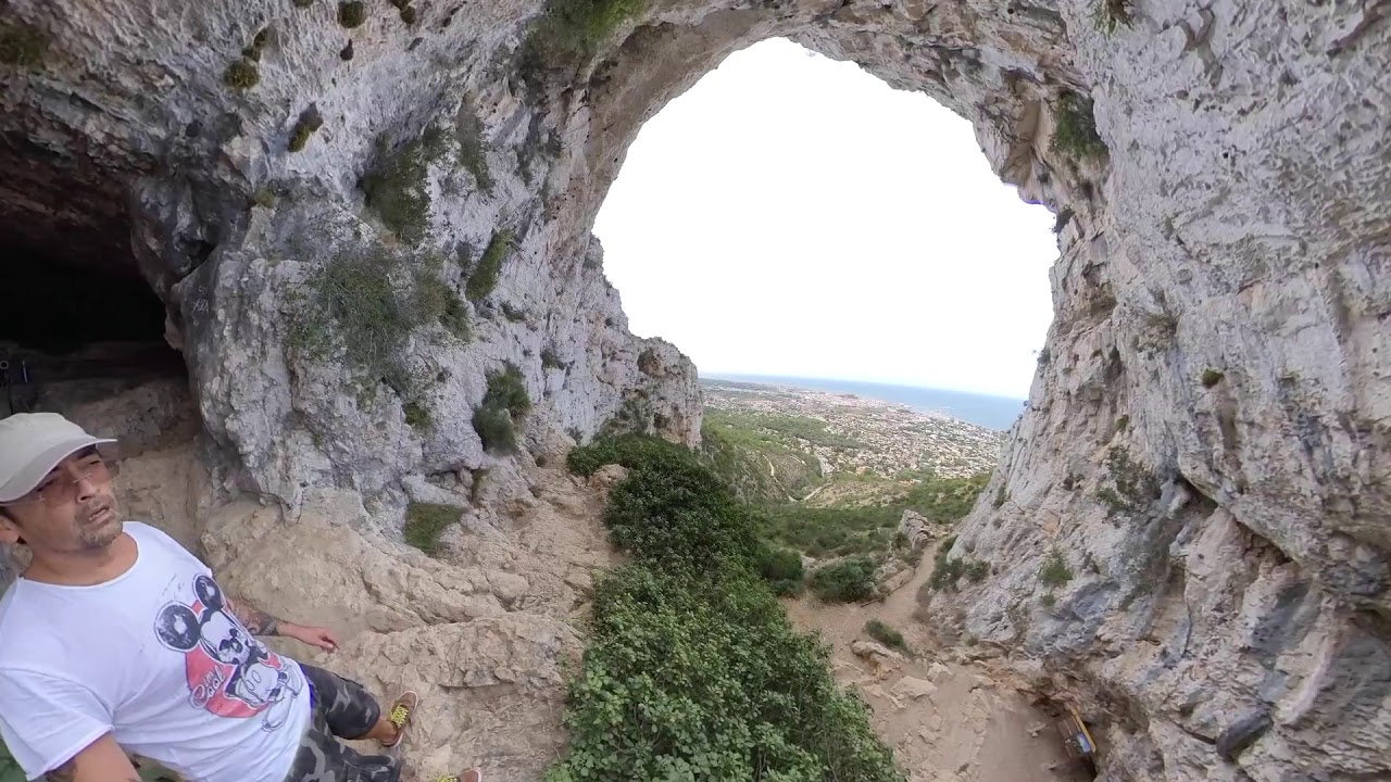 Cova de l'aigua Denia Alicante Spain - YouTube