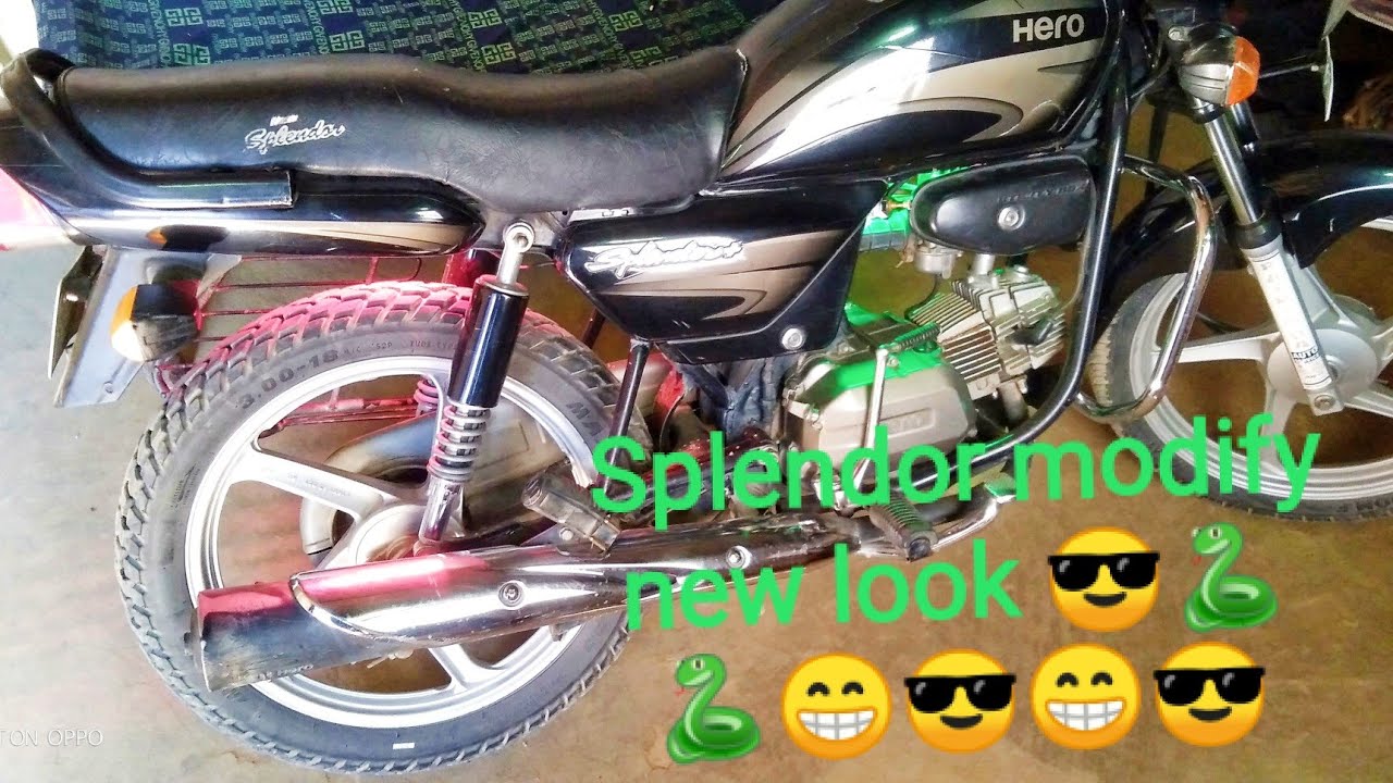 Splendor modify new look 😎😎😎😎😎😎😎😁😁😁😁😁🛩️😎 - YouTube