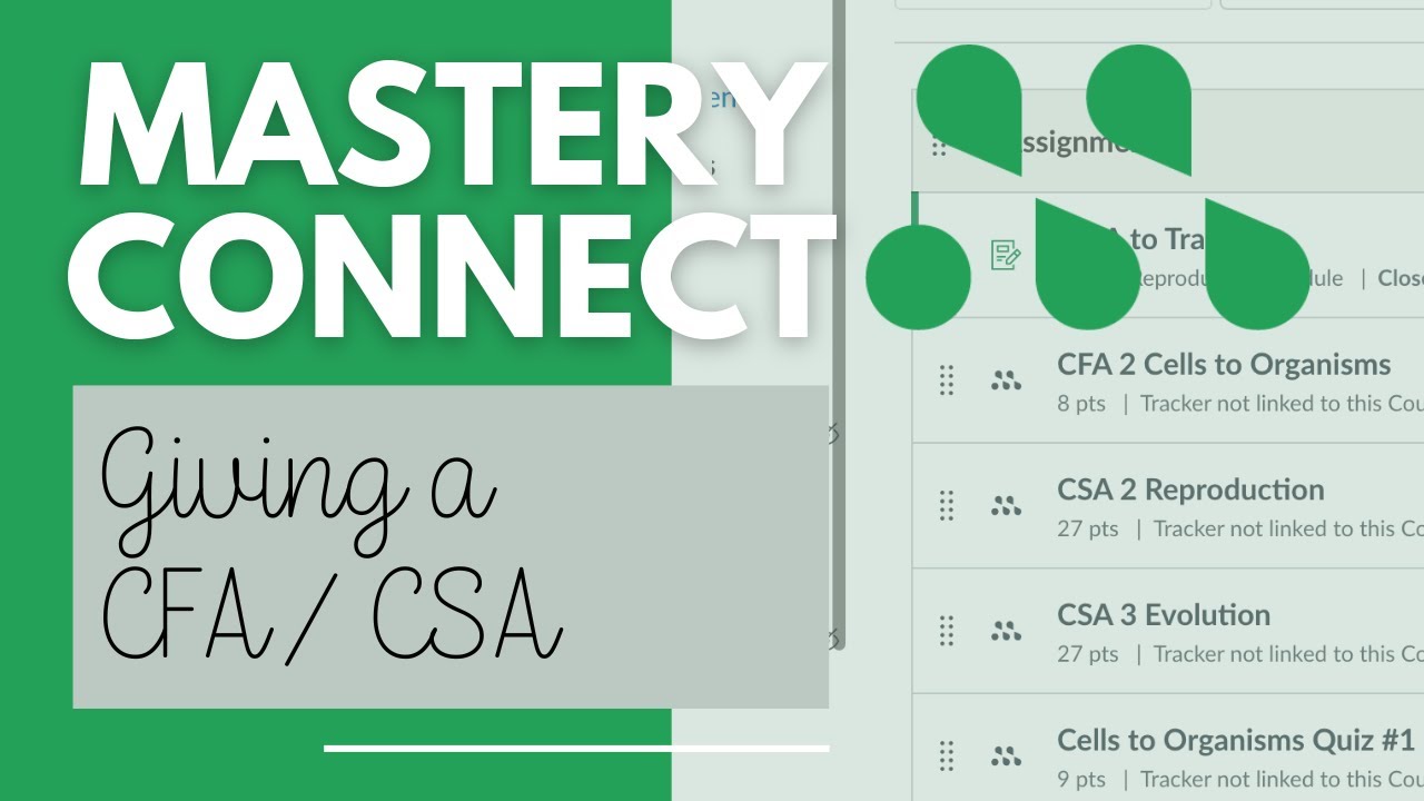Mastery Connect: Giving your CFA (5) - YouTube