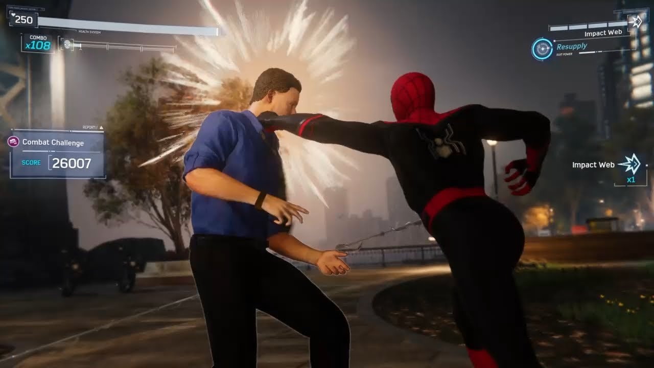 Marvel's Spider-Man Impact Web Challenge - Upgraded Heroics - YouTube