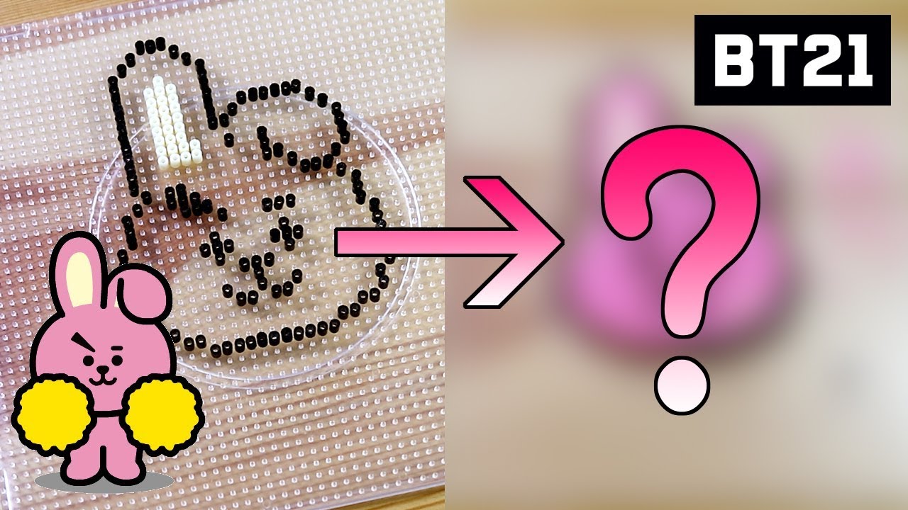 BT21 방탄 정국🐰 (쿠키 Cooky) 캐릭터 (Kpop BTS Jungkook Character) making video ...