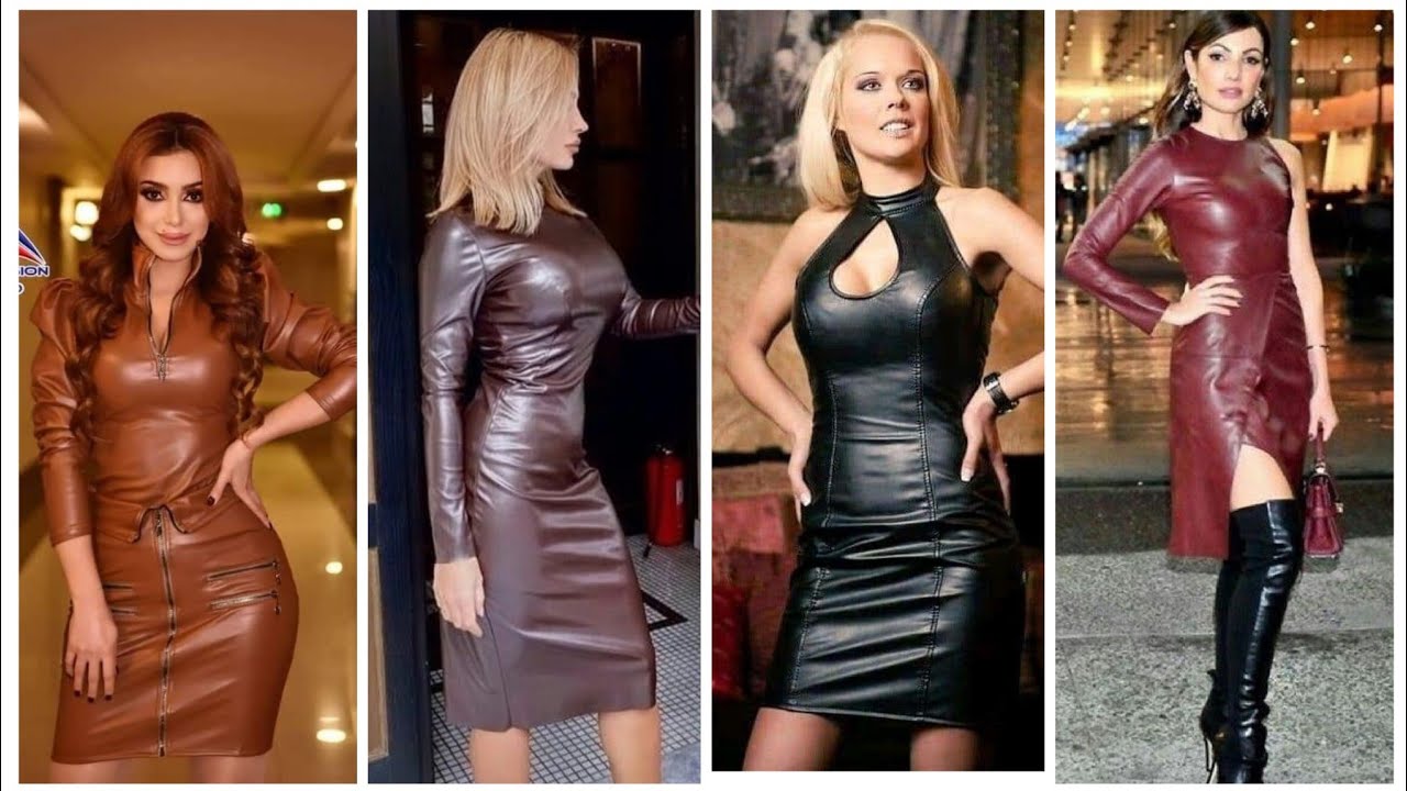 ultra modren beautiful leather outfit IDEA'S for ladies #leatherdresses ...