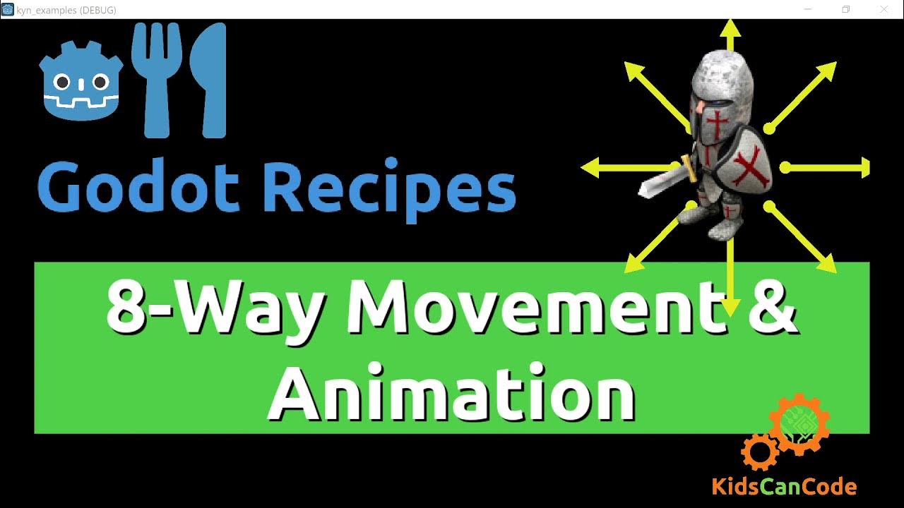 Godot Recipe: 8-way Movement & Animation - YouTube