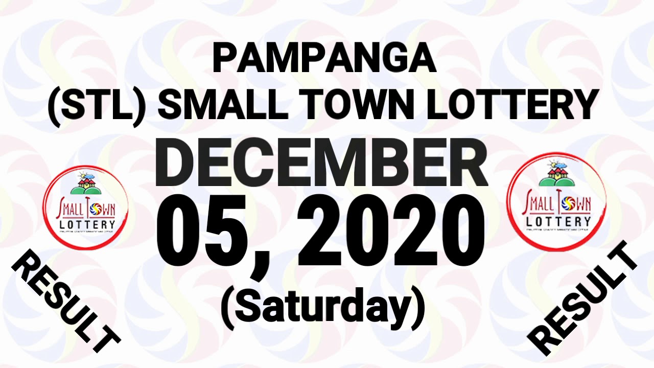 STL Pampanga December 5 2020 (Saturday) Result | Small Town Lottery ...