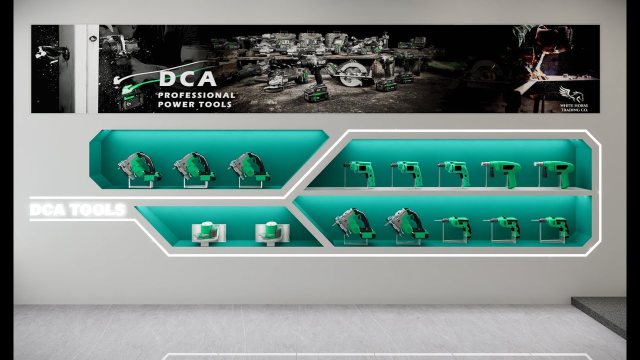 DCA Professional Power Tool Office Setup Visualization - YouTube