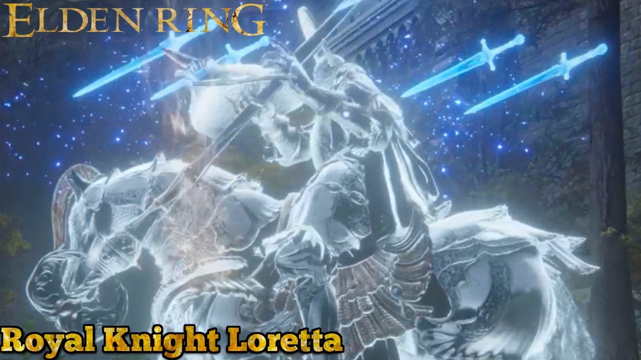 ELDEN RING ROYAL KNIGHT LORETTA BOSS FIGHT - YouTube