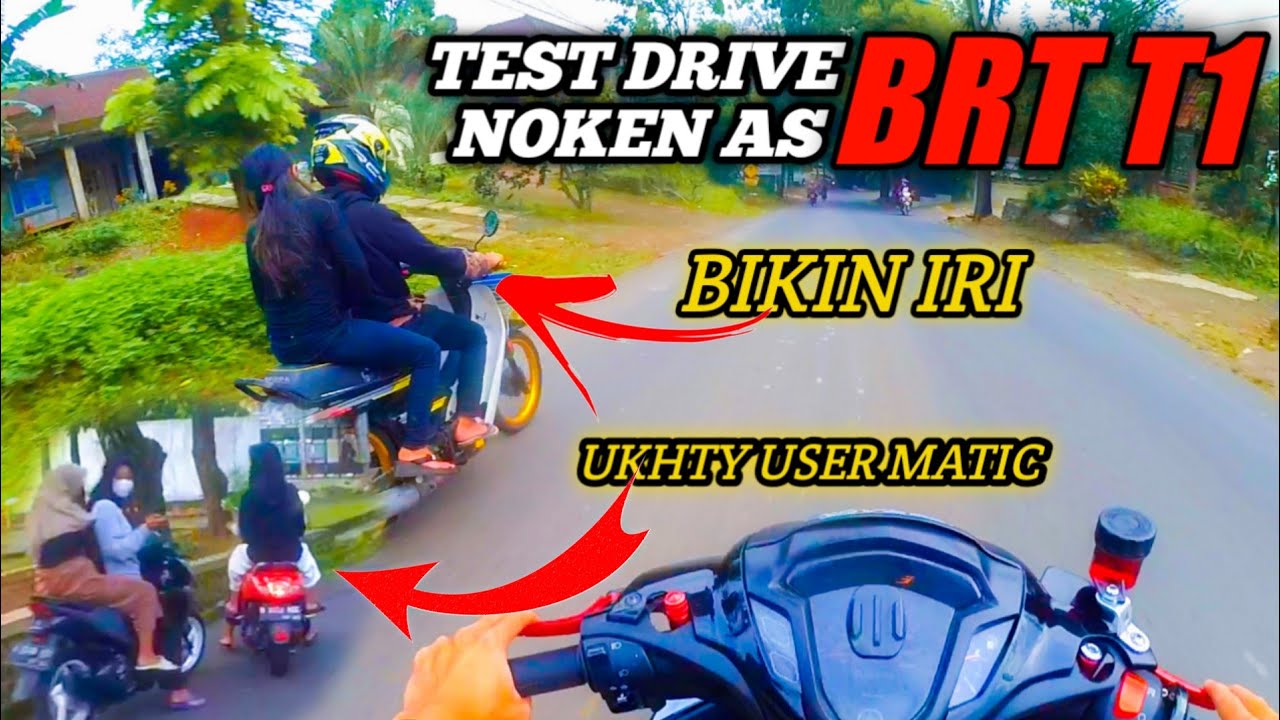 MOTOVLOG JUPITER Z1 || TEST DRIVE NOKEN AS BRT T1 - YouTube