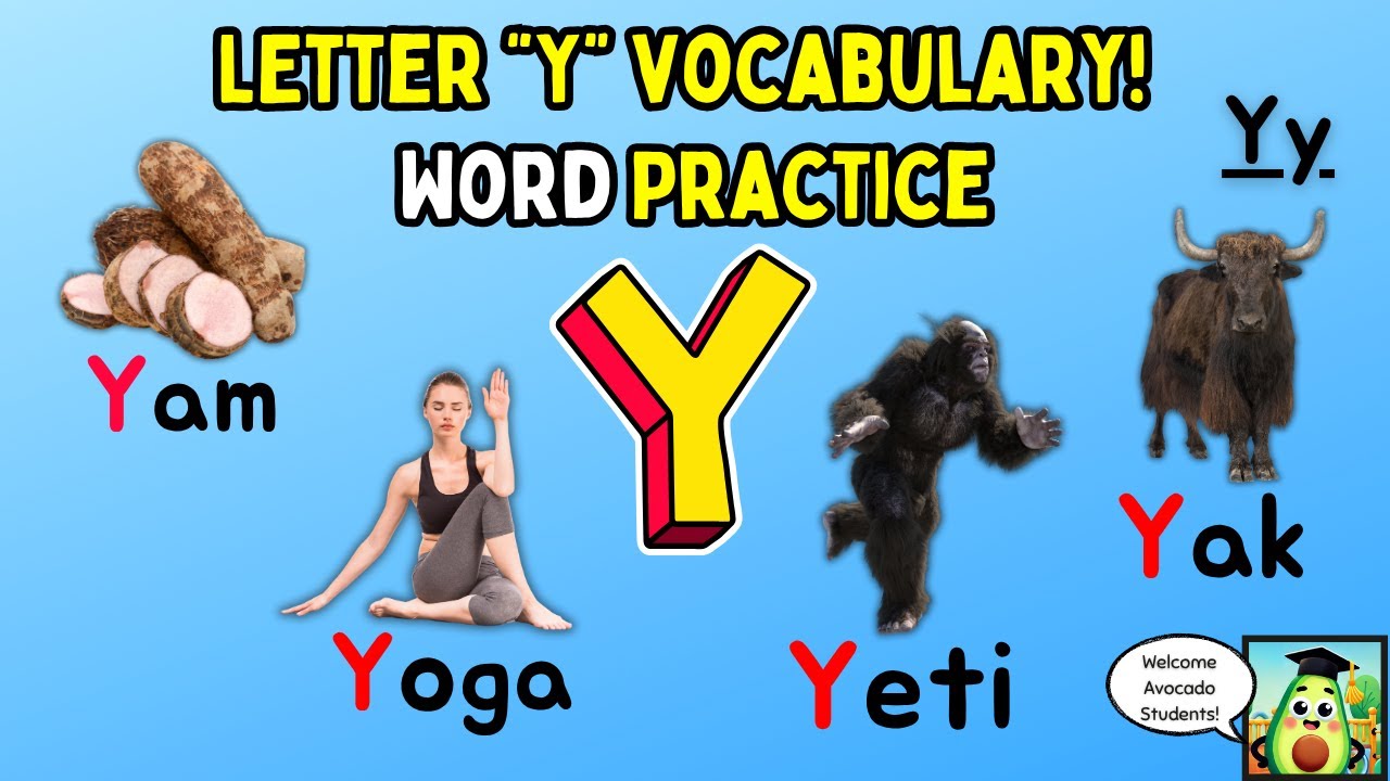 Y is for YES! Fun English Words That Start with the Letter Y - YouTube