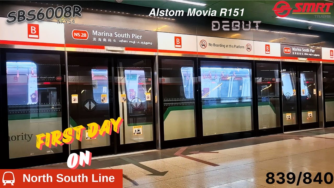 (Joyride) Alstom Movia R151 make it's debut on NSL!!! - YouTube