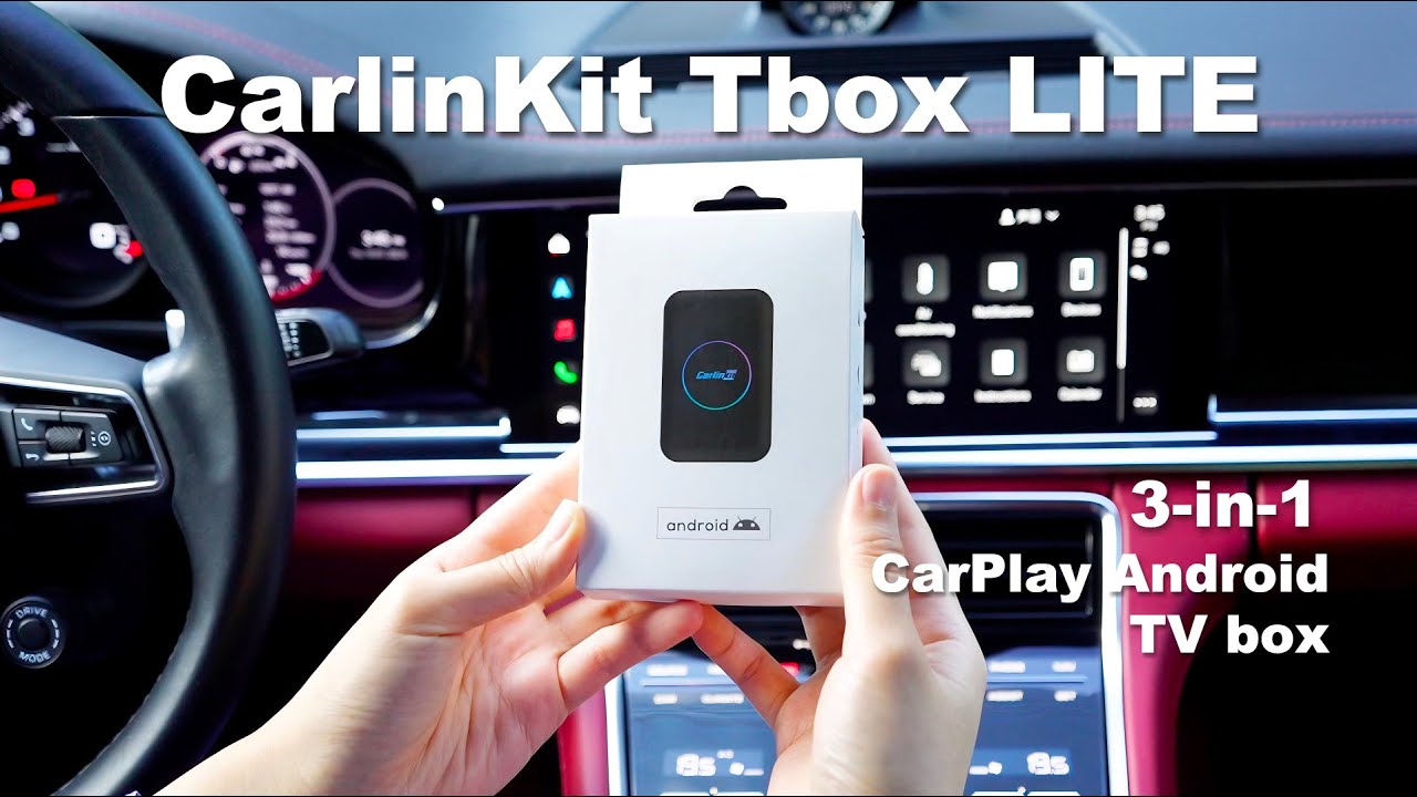 CarlinKit Tbox LITE | NEW! 3-in-1 CarPlay Android AutoTV box with YouTube/Netflix works for car ...