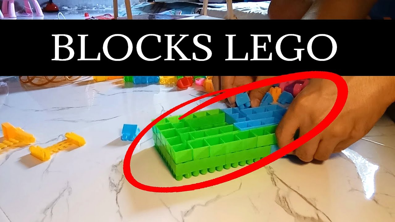 How To Make Building Puzzle Lego Blocks - YouTube