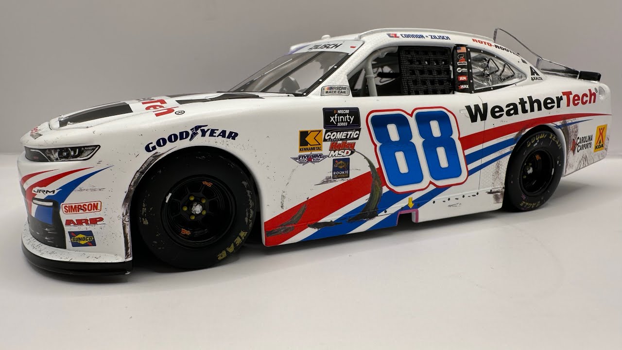 Review: 2025 Connor Zilisch #88 Weathertech COTA Win Chevy Camaro 1/24 ...