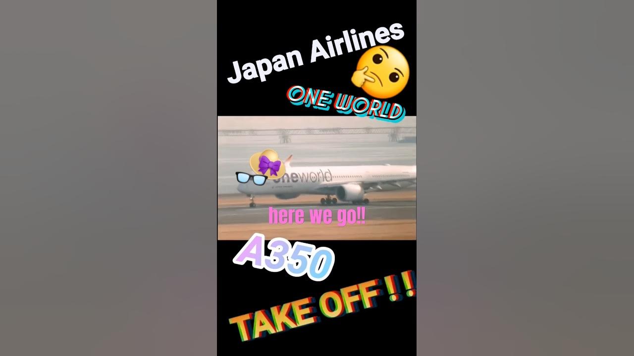 Japan Airlines ONE WORLD A350 takeoff, Haneda#aviation#airplane#takeoff#a350#airbus#airport# ...