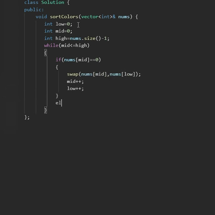 Dutch national flag problem which is used to sort 0-1-2 numbers #array ...