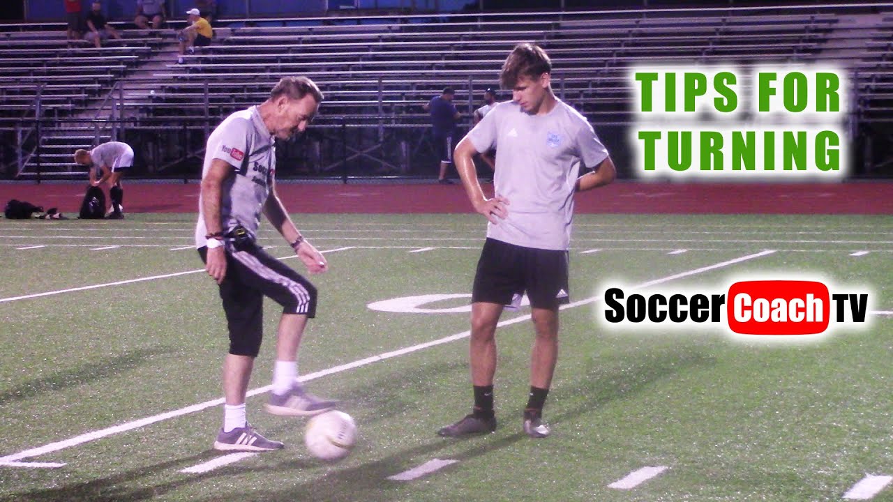 SoccerCoachTV - Tips for Turning. - YouTube