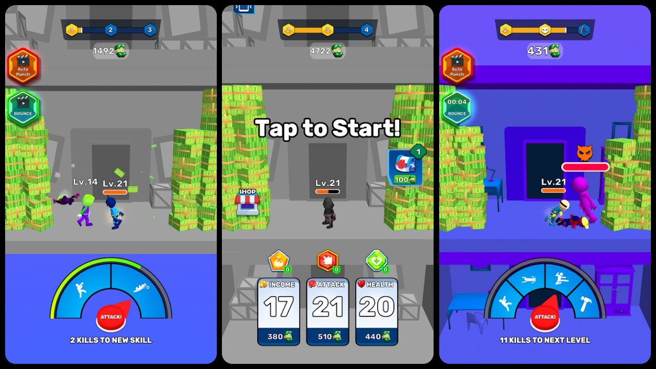 Punch 'em Up! Mobile Video Gameplay Android - YouTube
