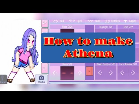 HOW TO MAKE ATHENA IN GACHA - YouTube