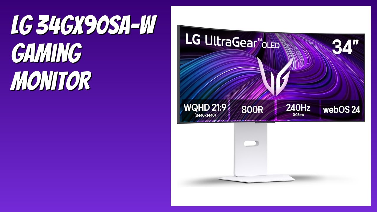 REVIEW (2026): LG 34GX90SA-W Gaming Monitor. Features - YouTube