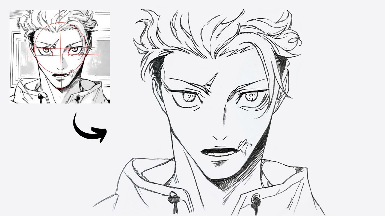 How to Draw Yuji Itadori Manga (Modulo) | Easy Step by Step | Jujutsu ...