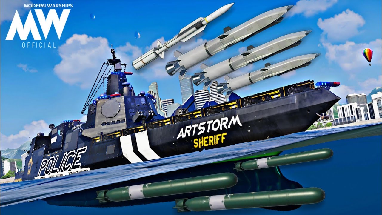 Police officer much better than USS CGX-21😎(F2P)Ship - Modern Warships ...