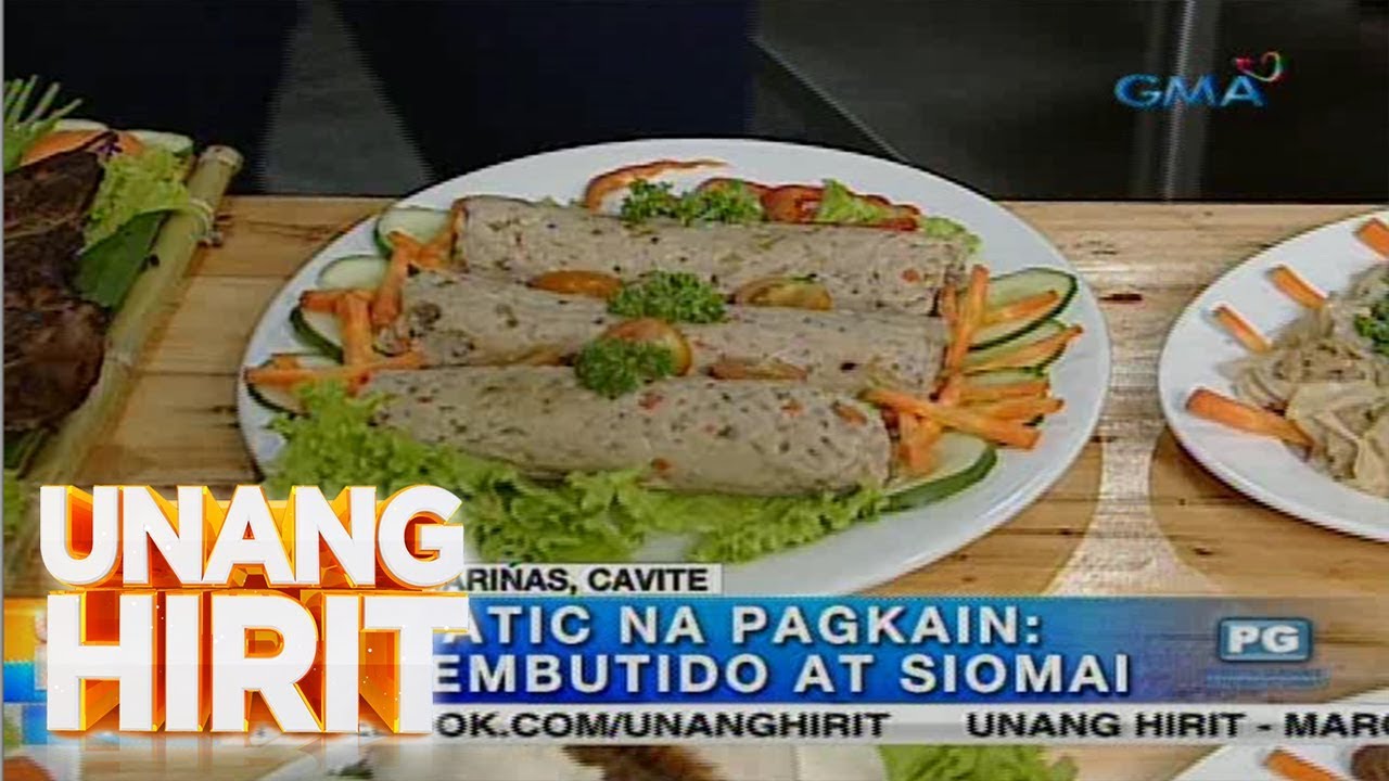 Unang Hirit: Fishtastic na Pagkain: Fish Embutido at Siomai - YouTube