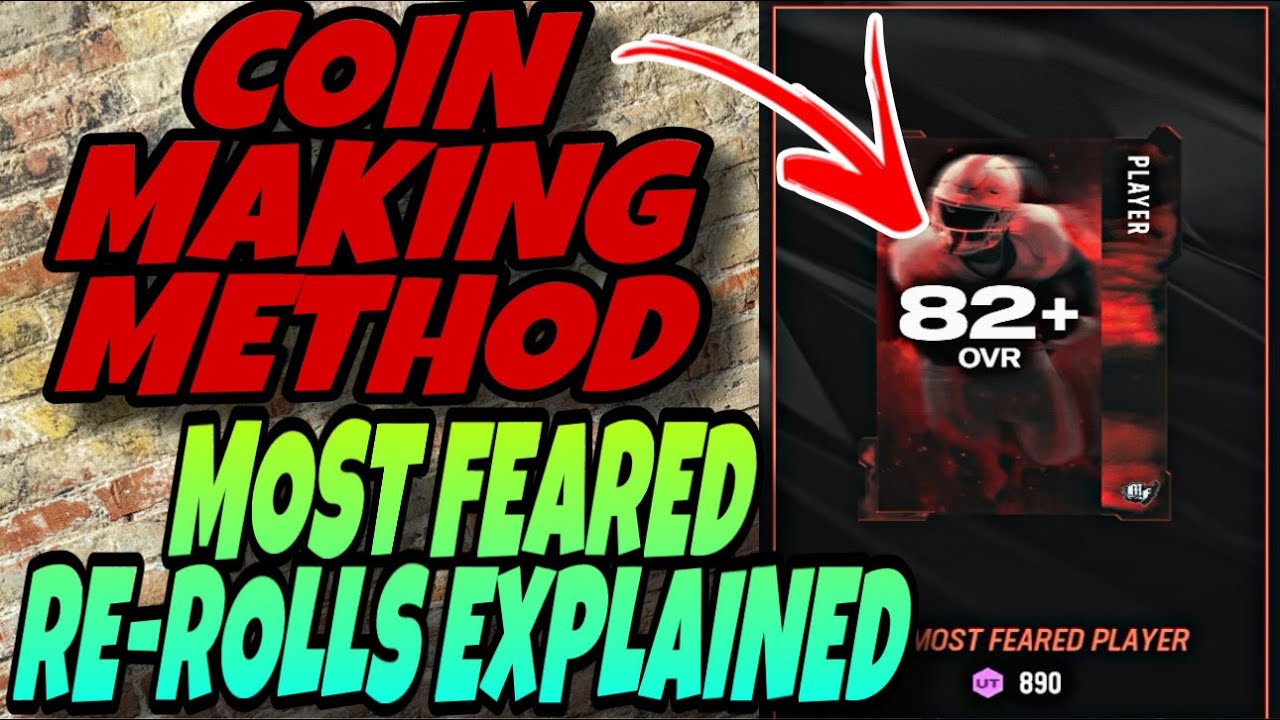 COIN MAKING METHOD MADDEN 25 MOST FEARED RE ROLLS , EASY MONEY METHOD ...