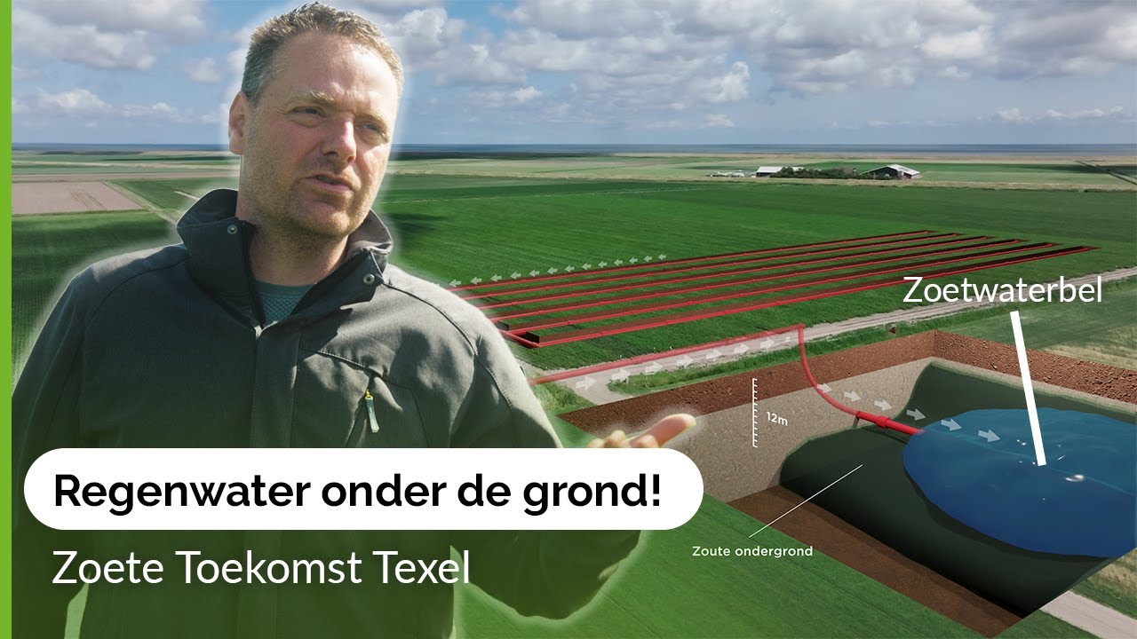 Zo werkt Ondergronds Opslag van Regenwater op Texel - YouTube