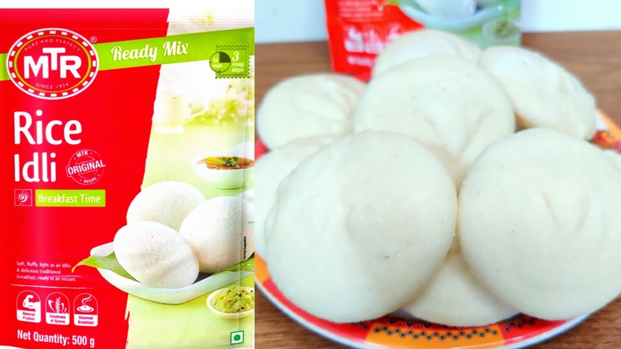 MTR Rice idli recipe, MTR Rice idli mix, Instant MTR Rice idli, Ready ...