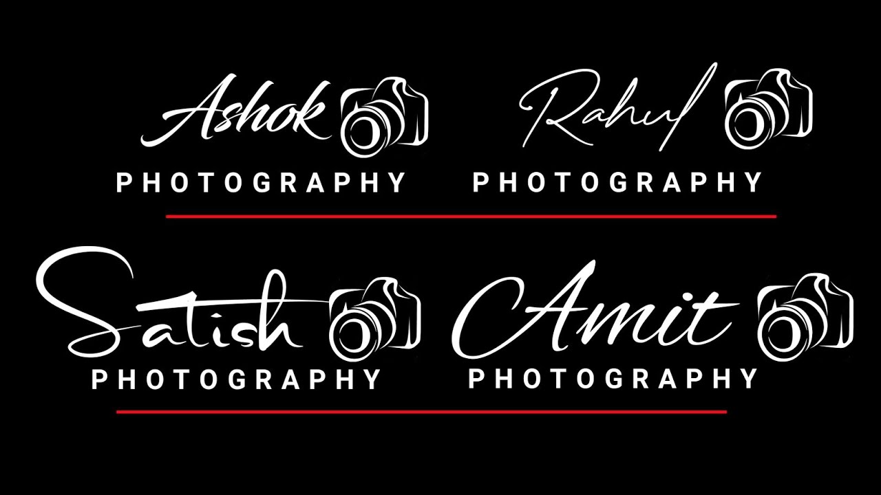 Top 10 signature font for photography editography logo | How to add font in - YouTube