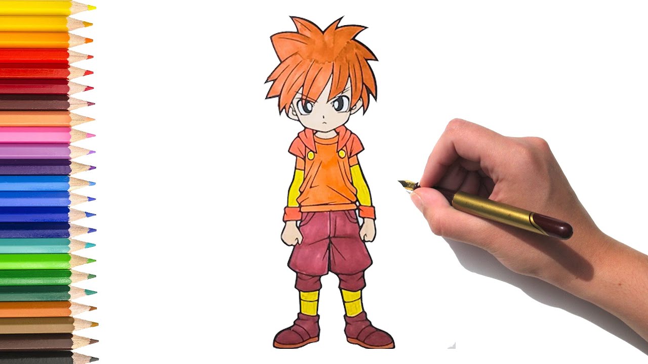 Cute Anime Boy Coloring Easy Way - YouTube