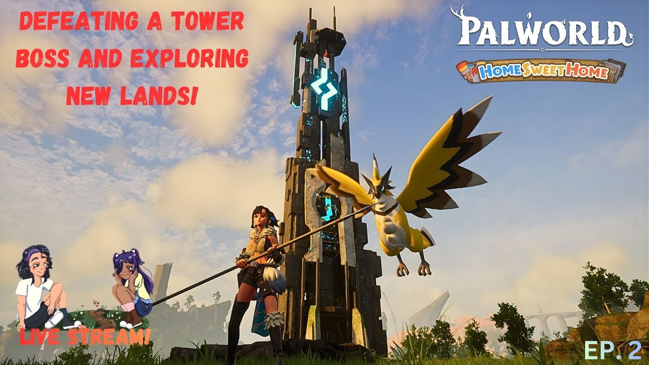Title:Palworld 🌱 First Tower Boss & New Biomes Adventure! - YouTube