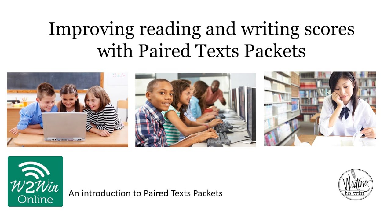 An introduction to Writing to Win's Paired Texts Packets - YouTube