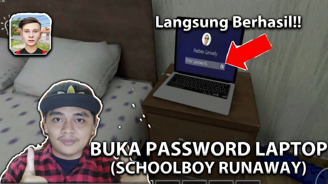 CARA MEMBUKA PASSWORD LAPTOP AYAH DI GAME SCHOOLBOY RUNAWAY - YouTube