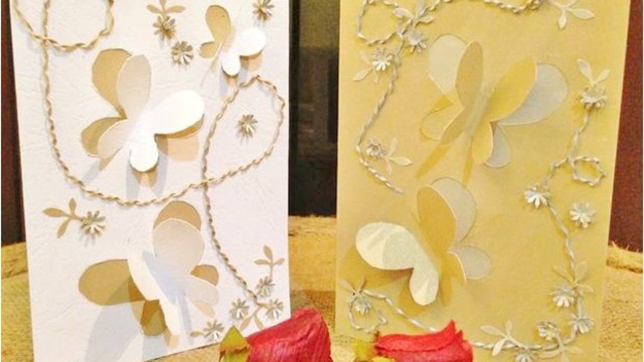 Create an Elegant Butterfly Card - DIY Crafts - Guidecentral - YouTube