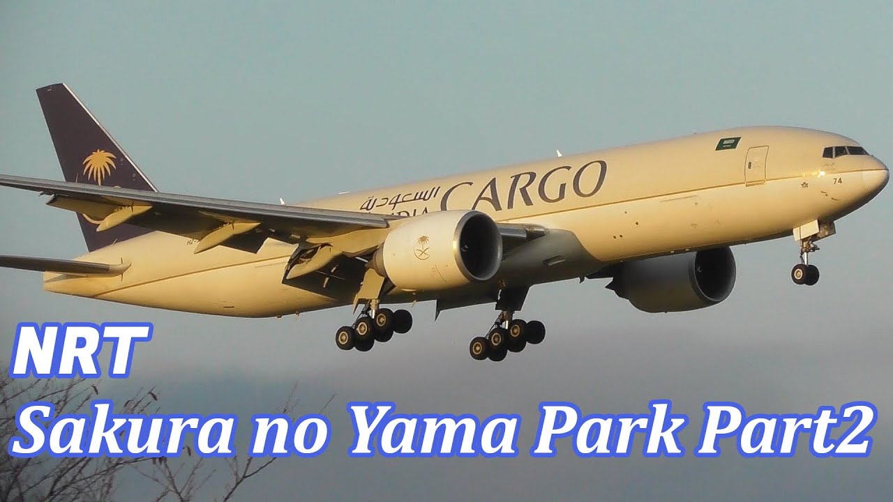 Narita Airport(成田空港) Sakura no Yama Park(さくらの山) Part2 Plane Spotting ...