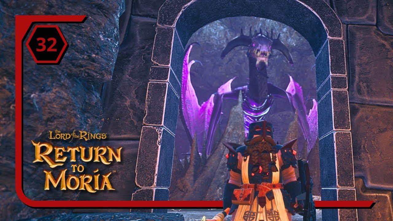 la BATALLA con LA DRAGONA en Lord of the Rings: Return to Moria (32 ...