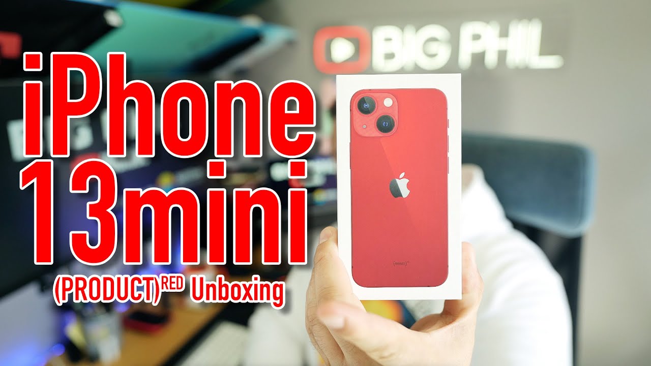 iPhone 13mini 256GB (PRODUCT)RED - Unboxing - The best mini yet - YouTube