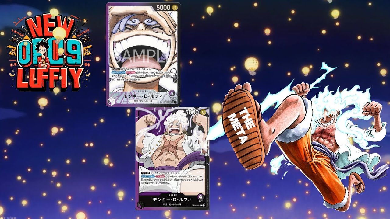 Future Set Preview: Purple-Black Luffy Deck in OP09 One Piece Card Game ...