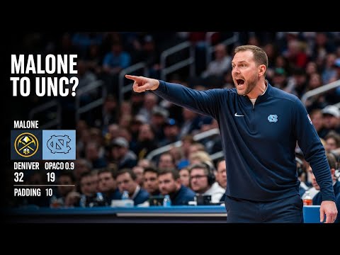Malone to UNC? Nuggets Coach Linked to Tar Heels Job