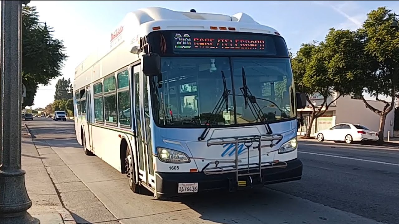 Montebello Bus Lines 1605: New Flyer XN40 on 20 San Gabriel - Broadway ...