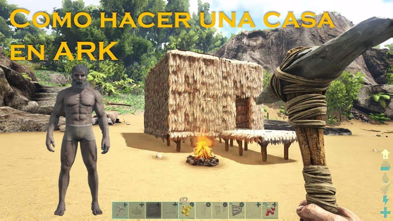 COMO HACER TU CASA EN ARK EN XBOX ONE - YouTube