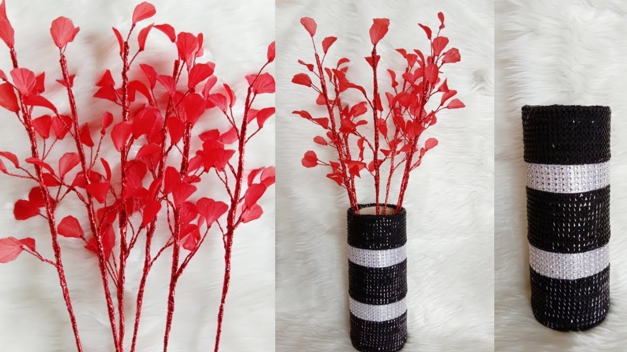 Mudah sekali merangkai bunga dari akrilik & Vas Bunga dari tabung ...